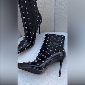 Zara | Shoes | Zara Studded Ankle Boots | Poshmark